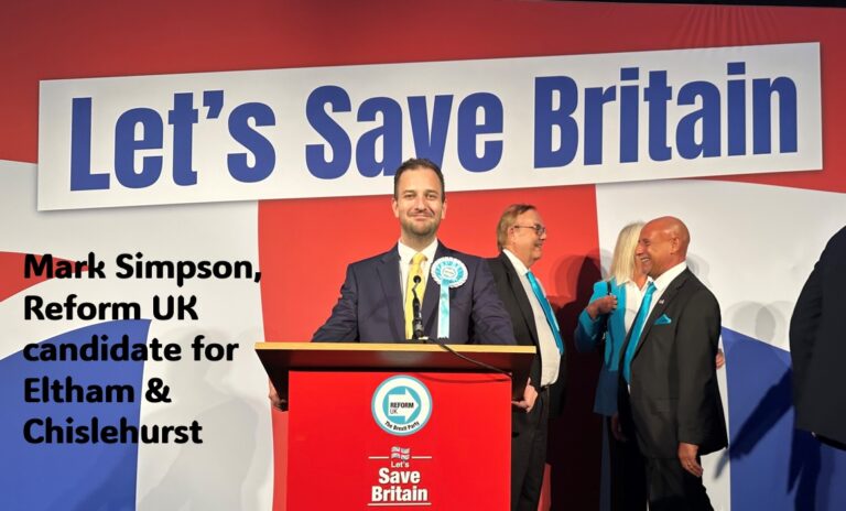 Mark Simpson, Reform UK candidate for Eltham & Chislehurst – Croydon ...